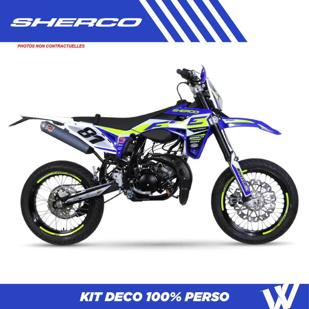 Kit déco Sherco 50cc | 100% personnalisable